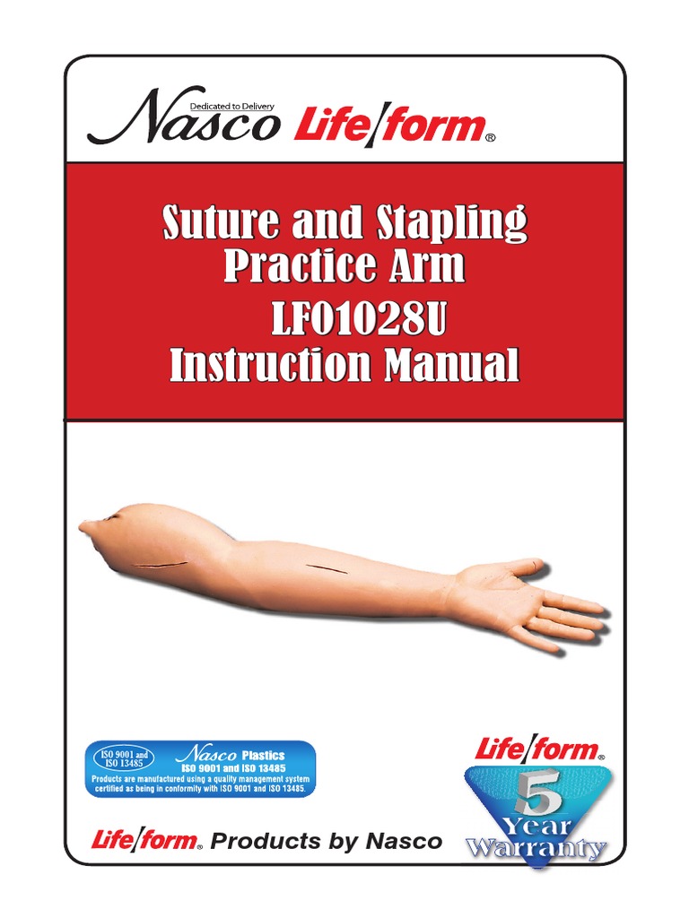 Suture and Stapling Practice Arm LF01028 | PDF | Surgical Suture | Wound