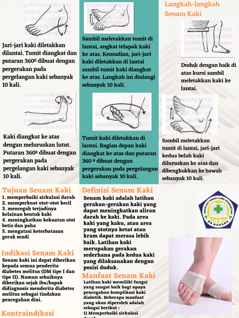 Leaflet Senam Kaki | PDF