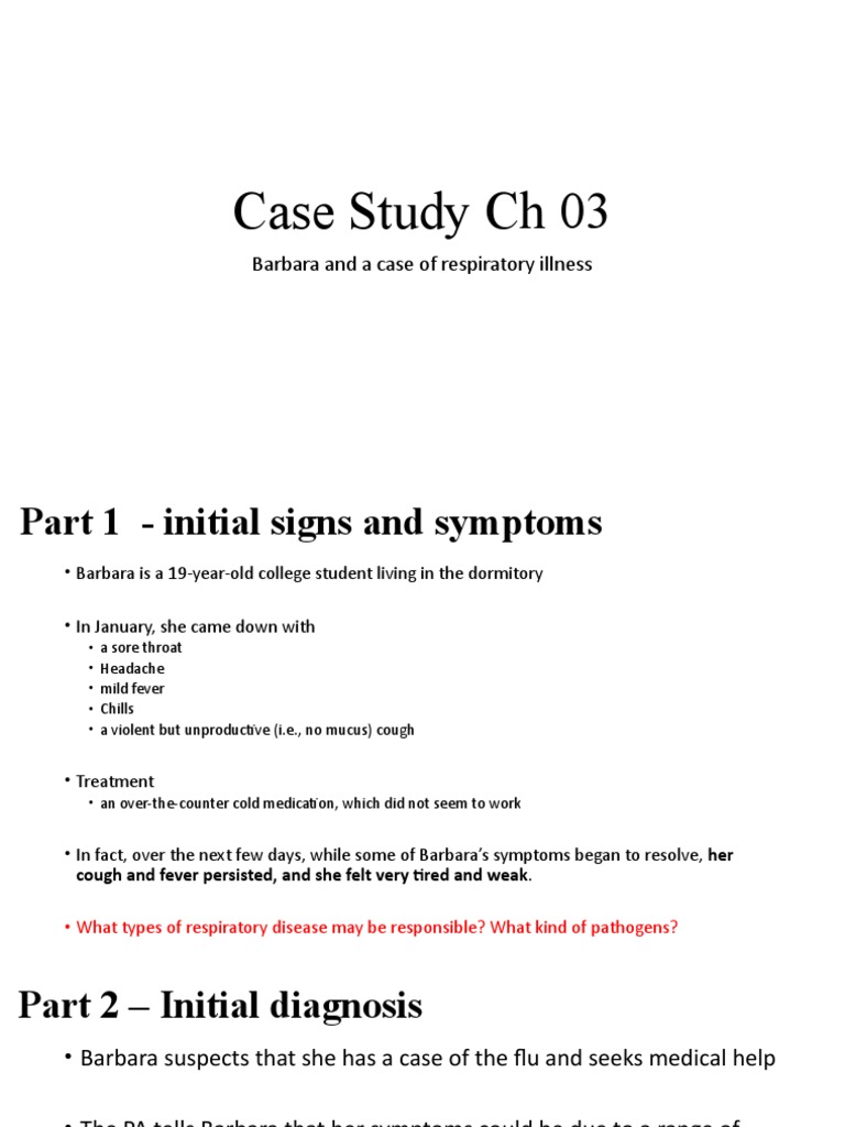 Case Study CH 03 | PDF | Pneumonia | Bacteria
