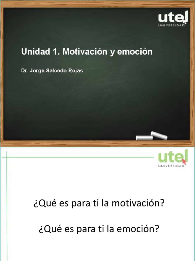 Motivación Y Emoción Un Análisis De Las Principales Teorías Pdf