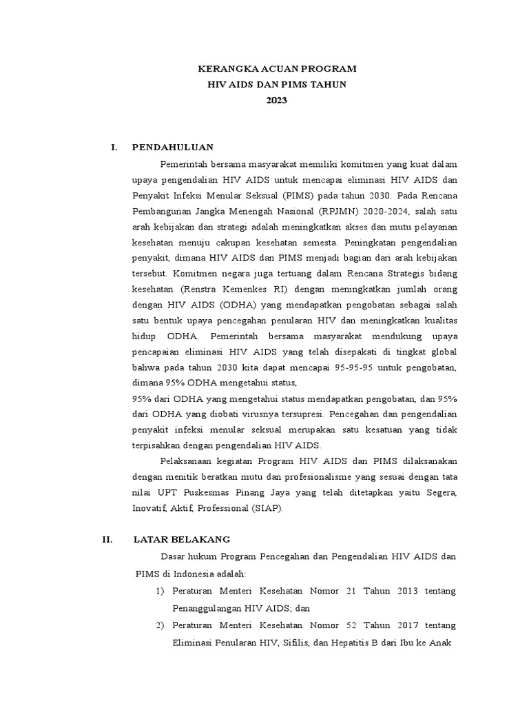 KAK Program HIV | PDF