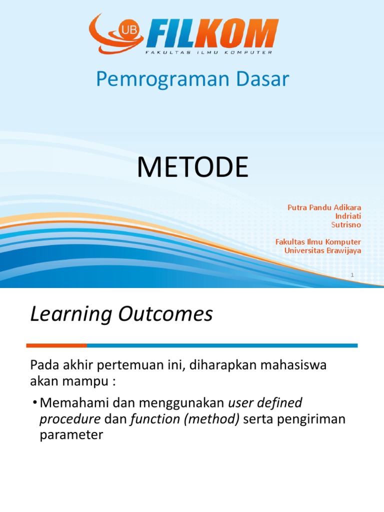 PD 10 Metode Java | PDF