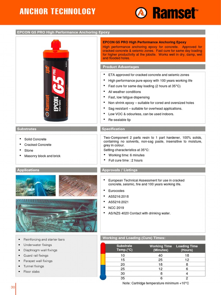 Epcon G5 Pro TDS-1 | PDF | Epoxy | Concrete