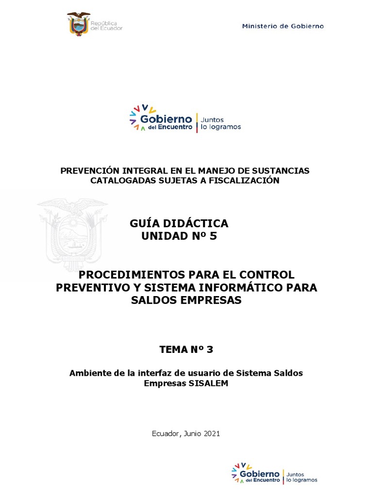 Guía Didáctica Unidad 5. Tema 3 Sisalem-Interfaz de Usuario (Junio-2021) | PDF | Usuario ...