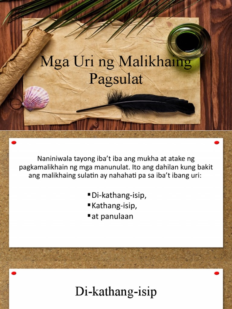 Mga Uri NG Malikhaing Pagsulat | PDF