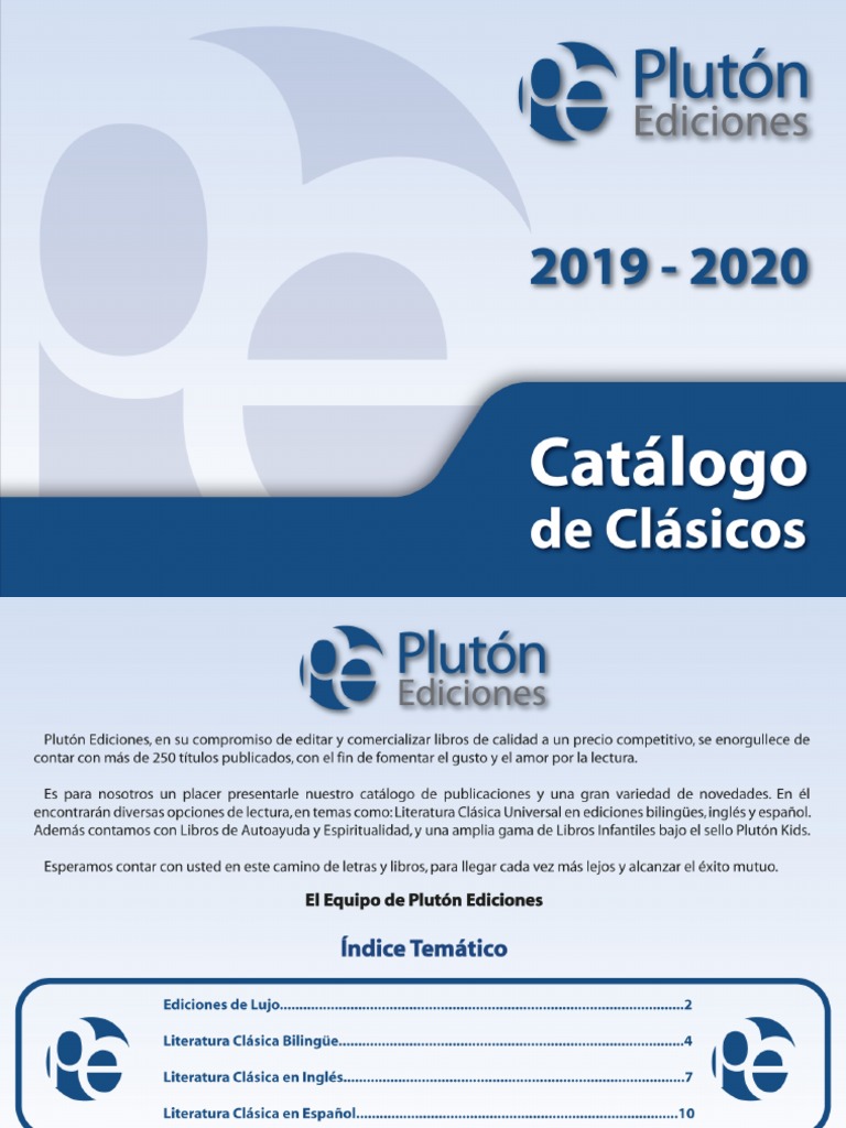 Catalogo General Pluton Ediciones MEDIA | PDF