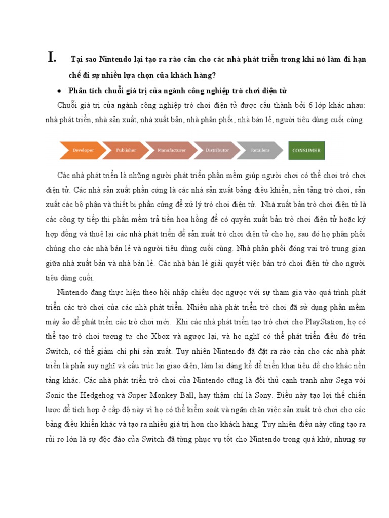 Tại sao Nintendo lại tạo ra rào cản cho các nhà phát triển trong khi nó làm đi hạn chế đi sự ...