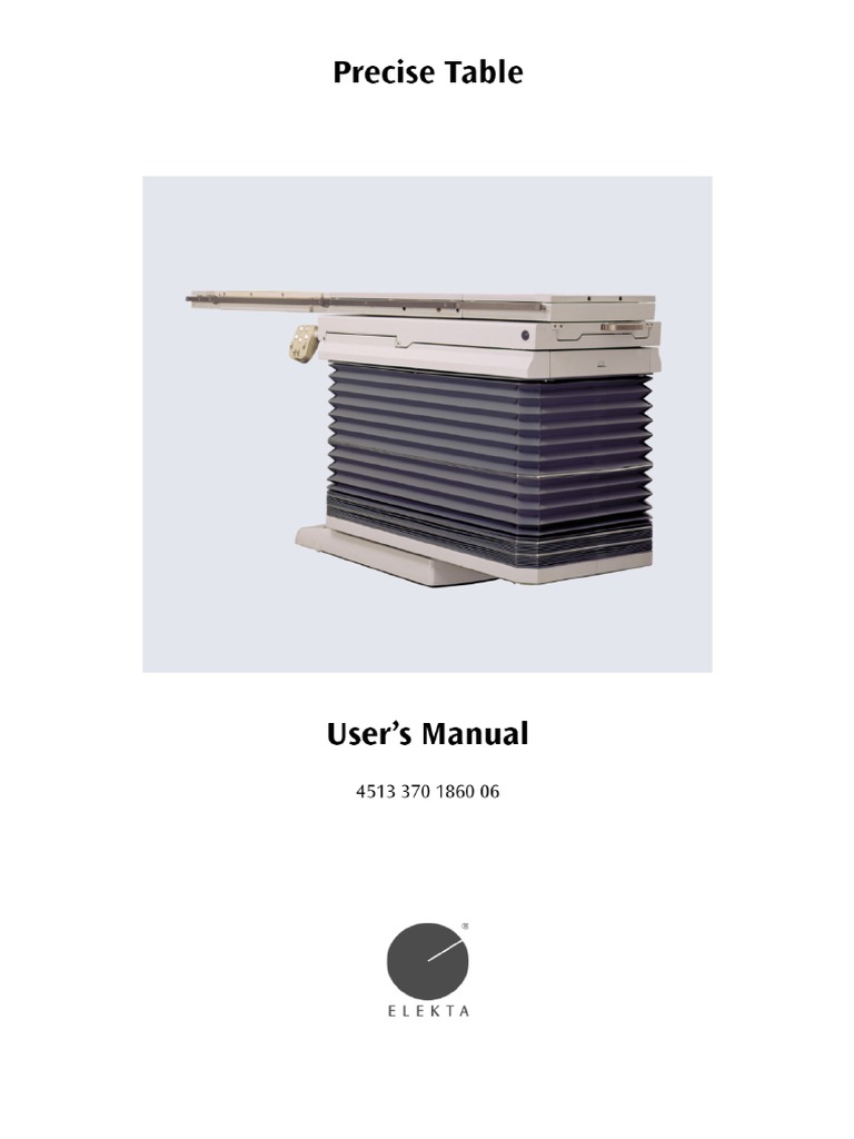 Precise Table User's Manual - Manualzz | PDF