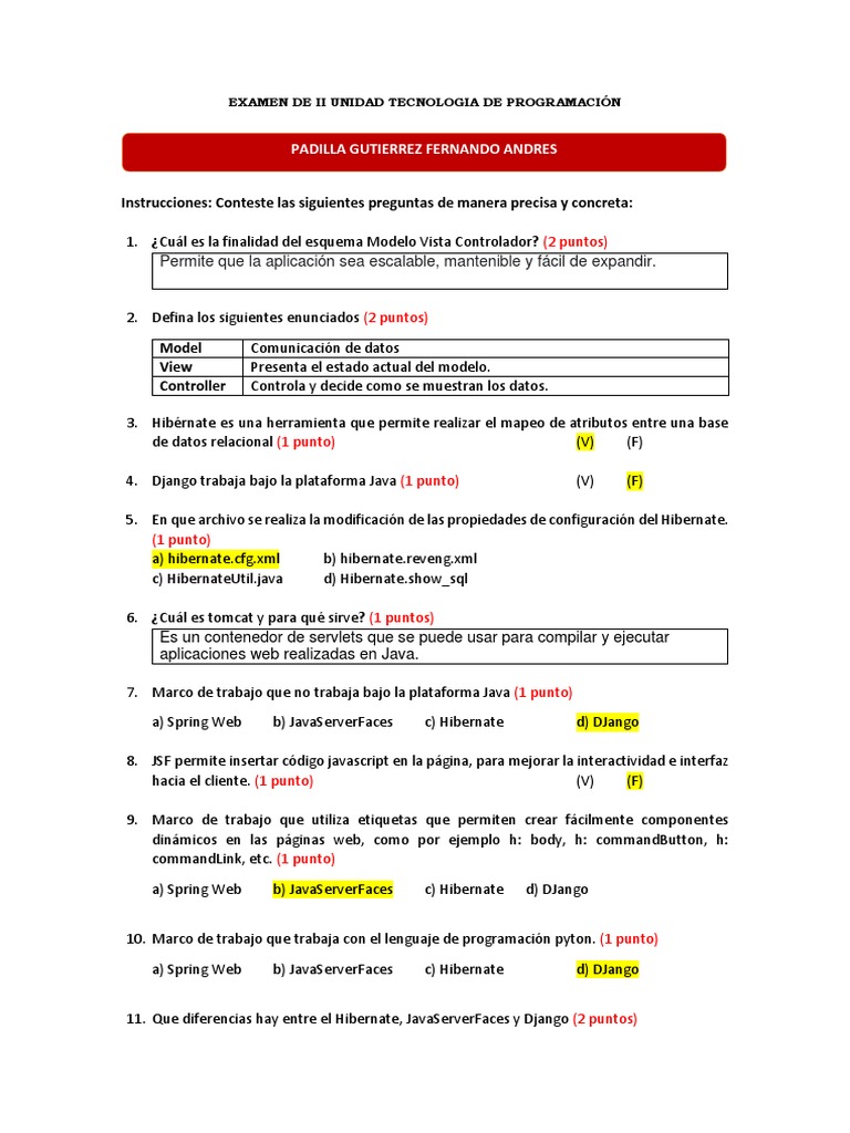 EXAMEN | PDF | Spring Framework | Java (lenguaje de programación)