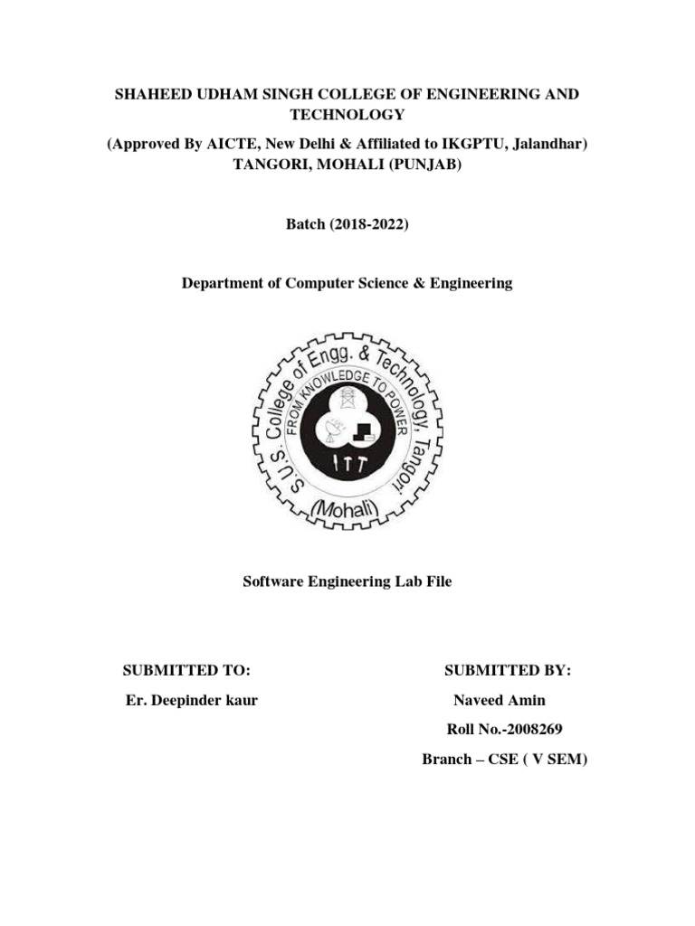 Naveed Amin Software Engineering Manual | PDF | Software Testing ... Naveed Amin Software Engineering Manual | PDF | Software Testing ...