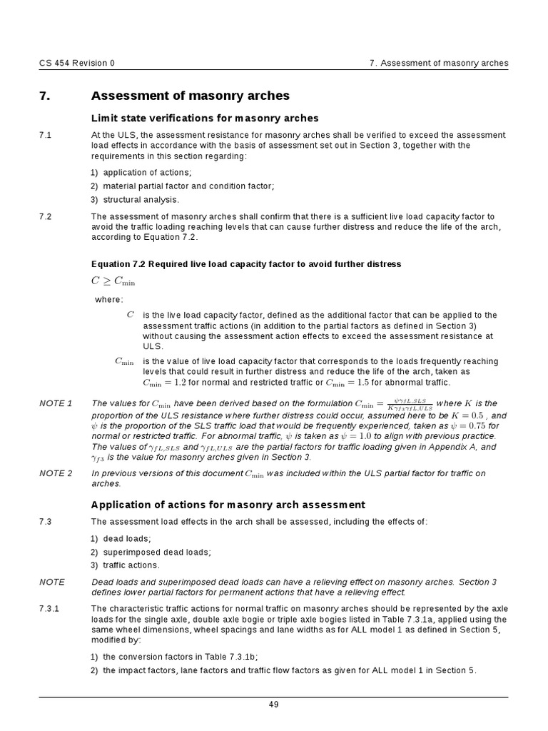 Masonry Arch Assessment Guide | PDF | Technology & Engineering