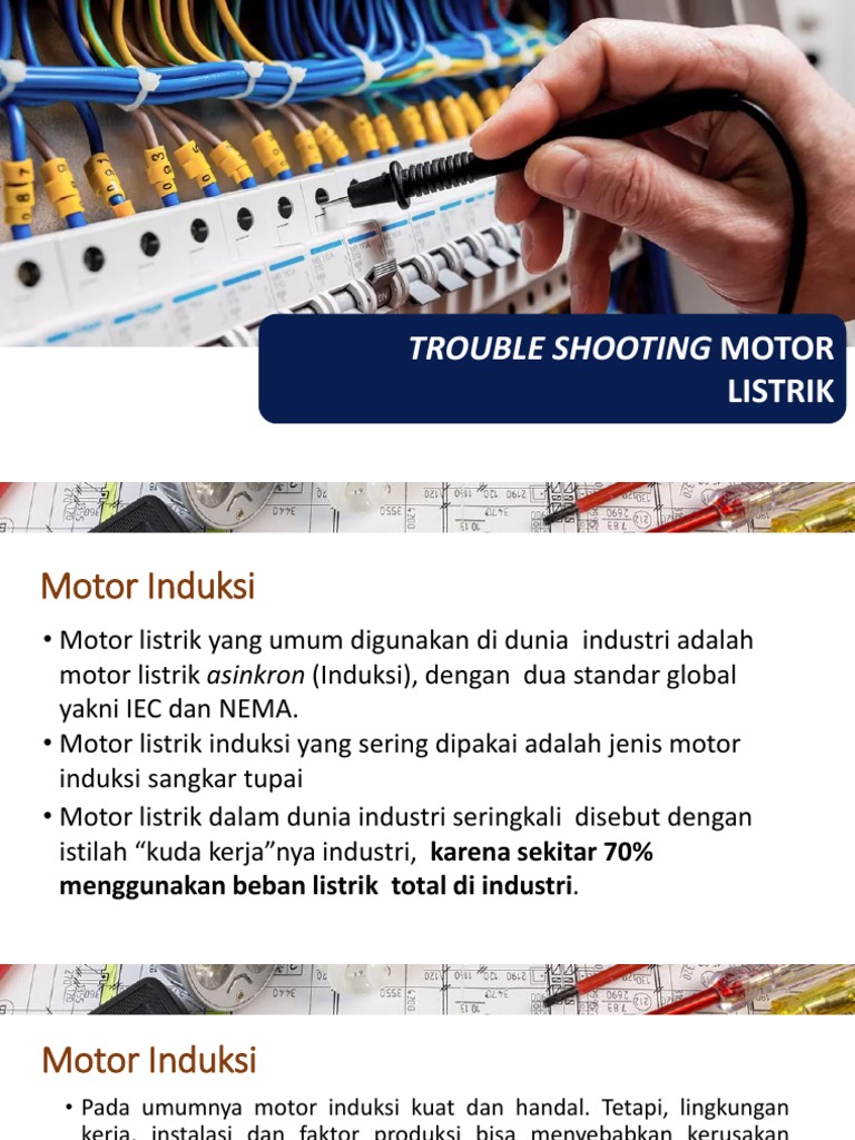 12 Troble Shooting Motor Listrik | PDF
