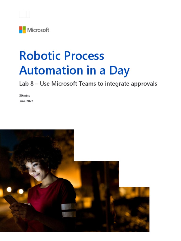 Lab 8 Integrate With Teams To Get Approval and E2E Integration | PDF | Microsoft Outlook | Copyright