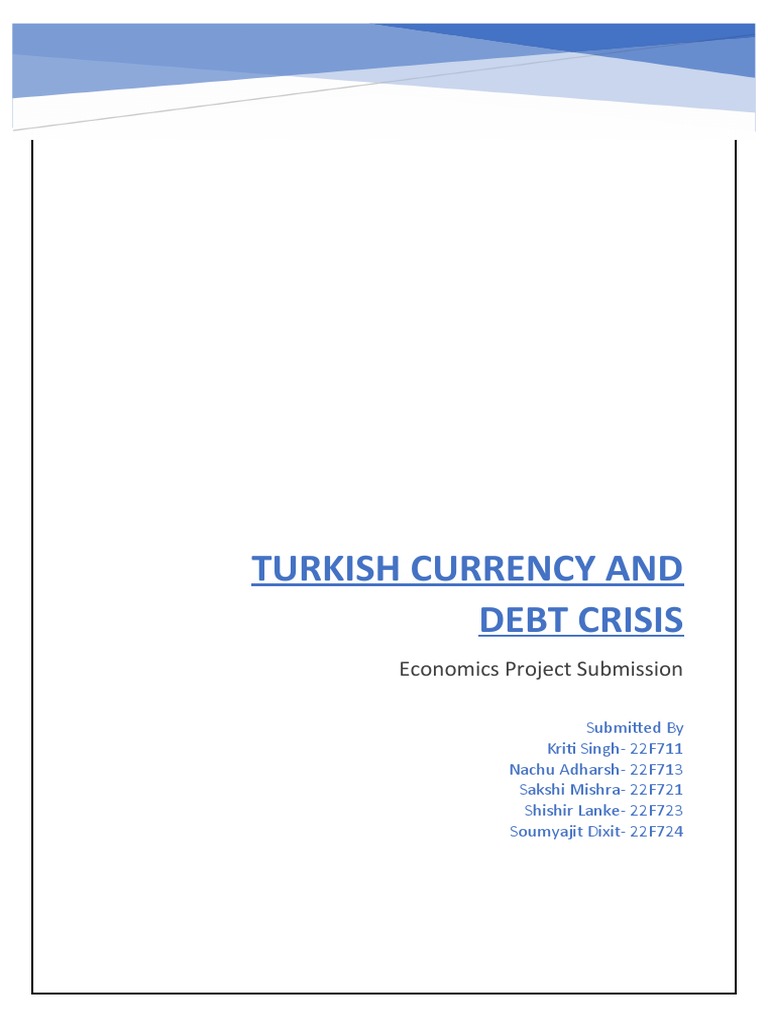 Turkish Currency and Debt Crisis | PDF | Inflation | Interest Rates