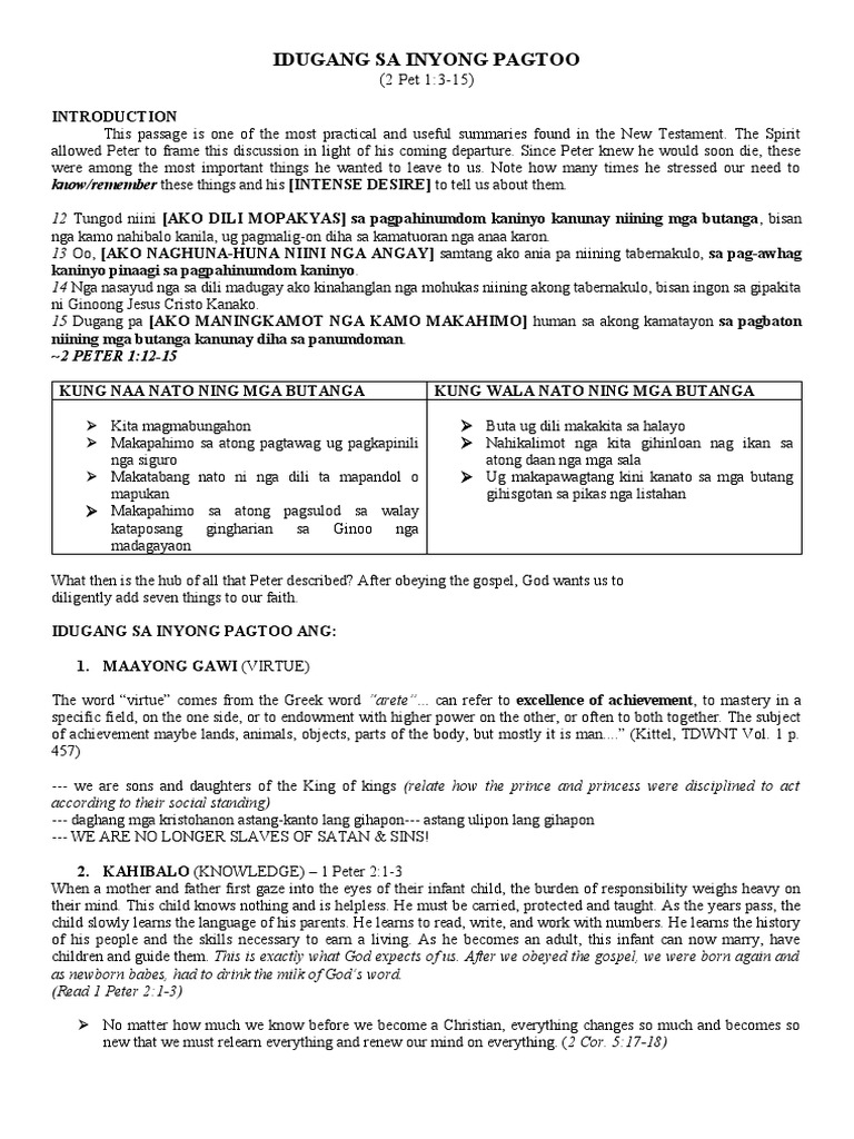 Add To Your Faith | PDF