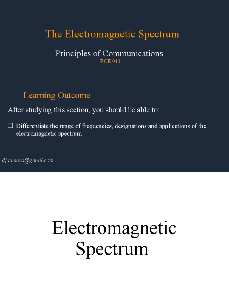 Electromagnetic Spectrum | PDF | Electromagnetic Spectrum ...