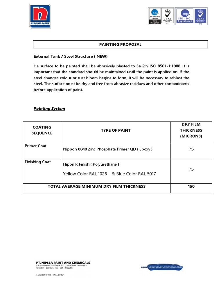 Painting Proposal | PDF