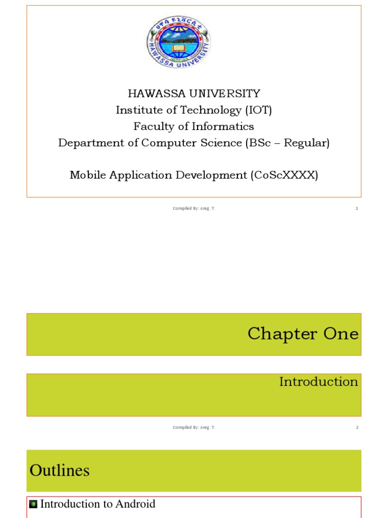 Chapter 1 Mobile App Development Pdf Android Operating System Device Driver