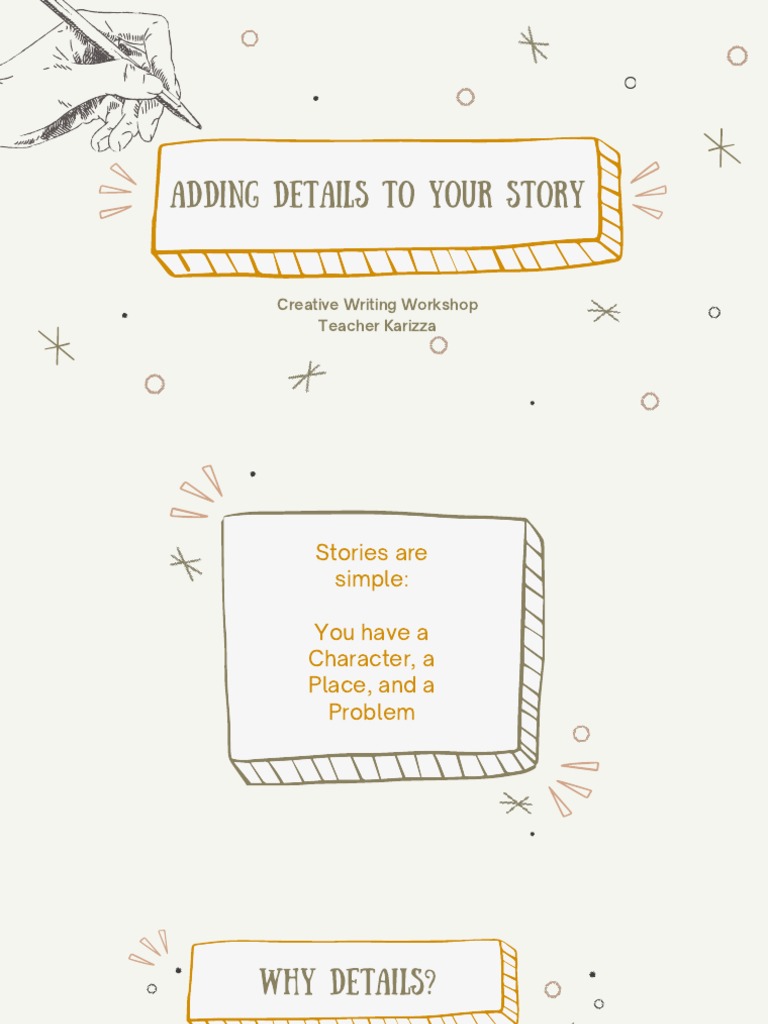 Adding Details To Your Story | PDF
