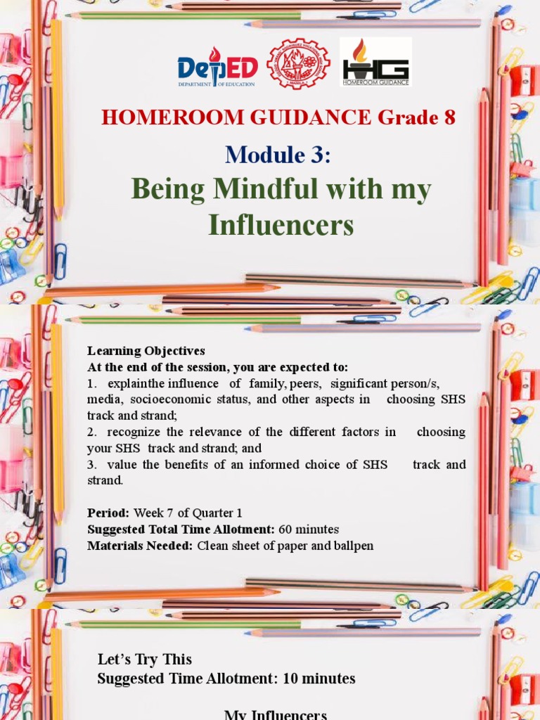 HG G8 Module 3 | PDF | Choice | Communication