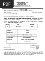 Harness Certificate PDF | PDF