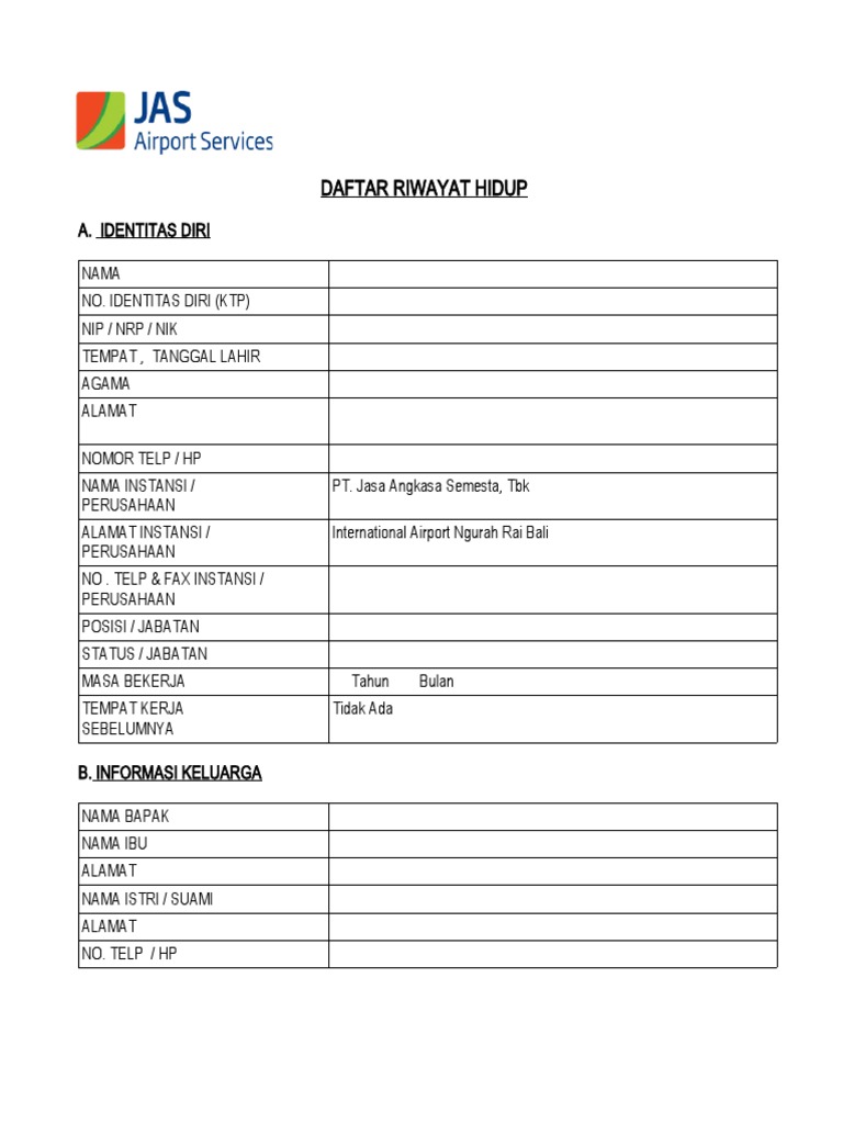 FORM PASS Bandara | PDF