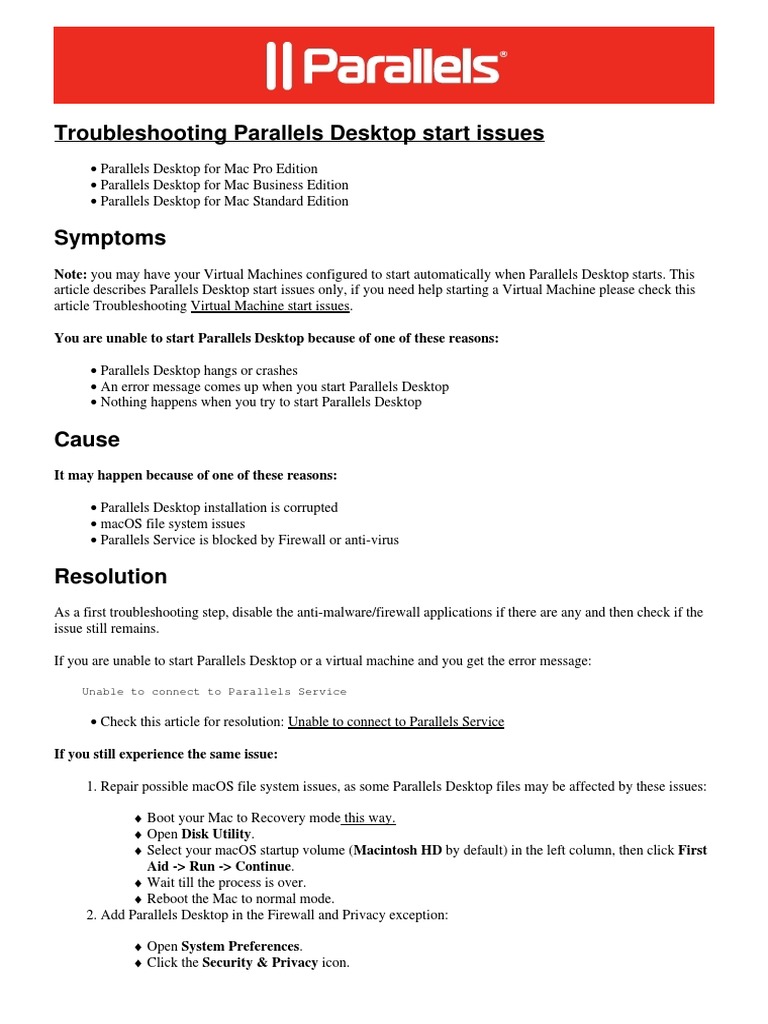 Parallels KB Article 113990 en | PDF | Mac Os | Antivirus Software
