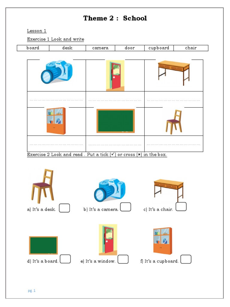 SMART START 3 Theme 2 School | PDF
