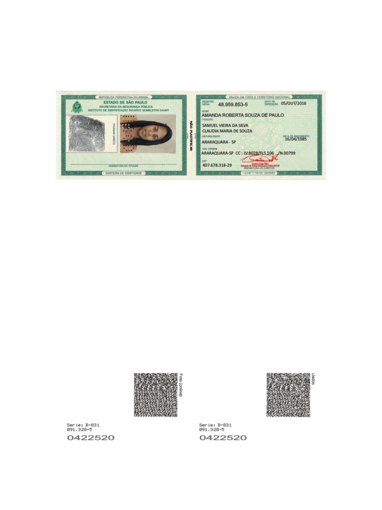 RG - Sao Paulo 2017 | PDF