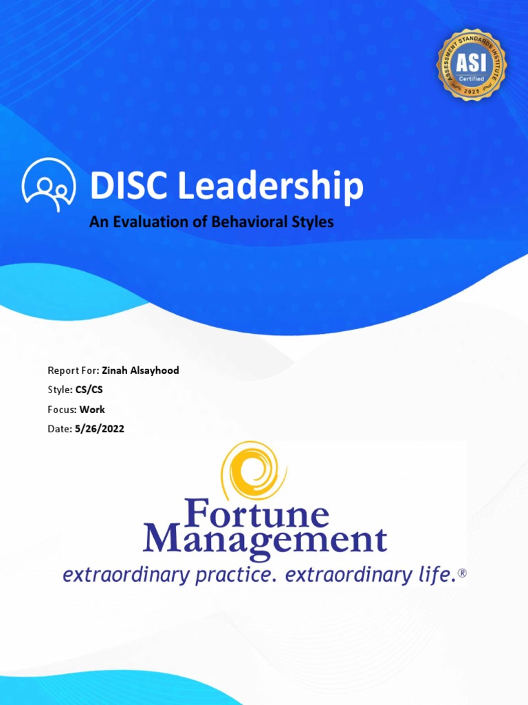 DISC Leadership | PDF | Leadership | Emotions