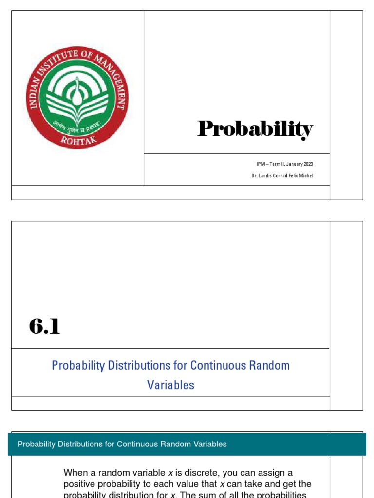 Session 4 | PDF | Normal Distribution | Probability Distribution