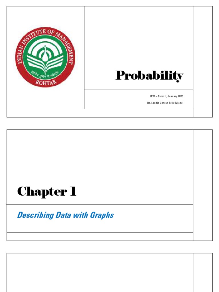 Session1 Probability | PDF | Mode (Statistics) | Variance