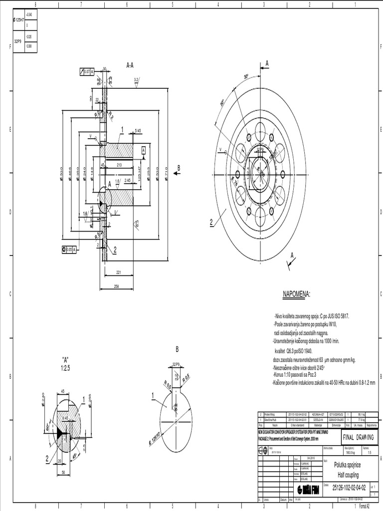 Final Drawing: Konus 1:10 | PDF