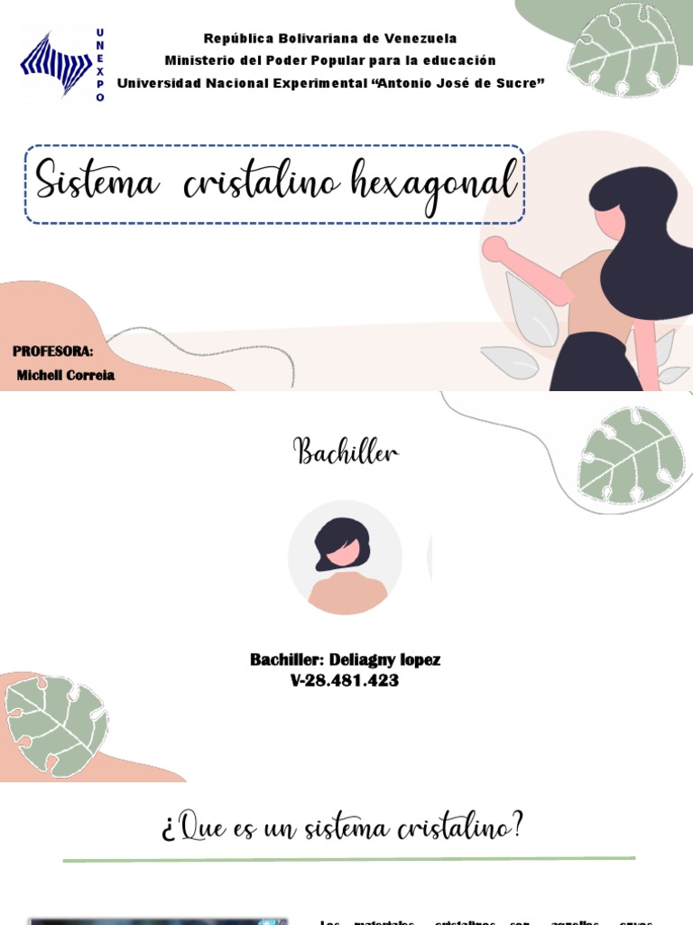 SISTEMA CRISTALINO HEXAGONAL | PDF