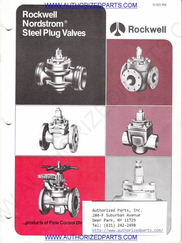 Rockwell Steel Plug Valve | Download Free PDF | Valve | Screw