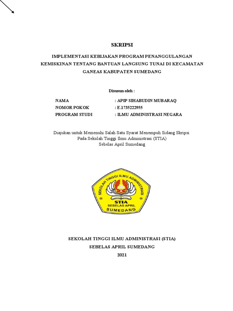 Implementasi BLT di Ganeas Sumedang | PDF