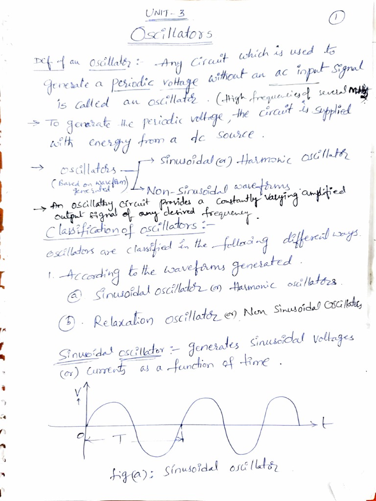 ECA-unit 3 | PDF | Amplifier | Electronic Oscillator
