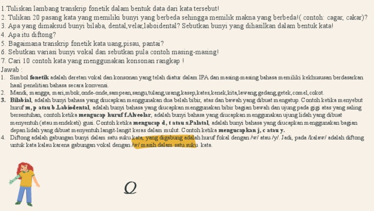 Bilabial, Adalah Bunyi Bahasa Yang Diucapkan Menggunakan Dua Belah ...