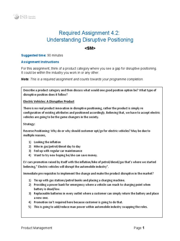ISB - PM - Week 4 - Required Assignment 4.2 - Template | PDF | Electric ...