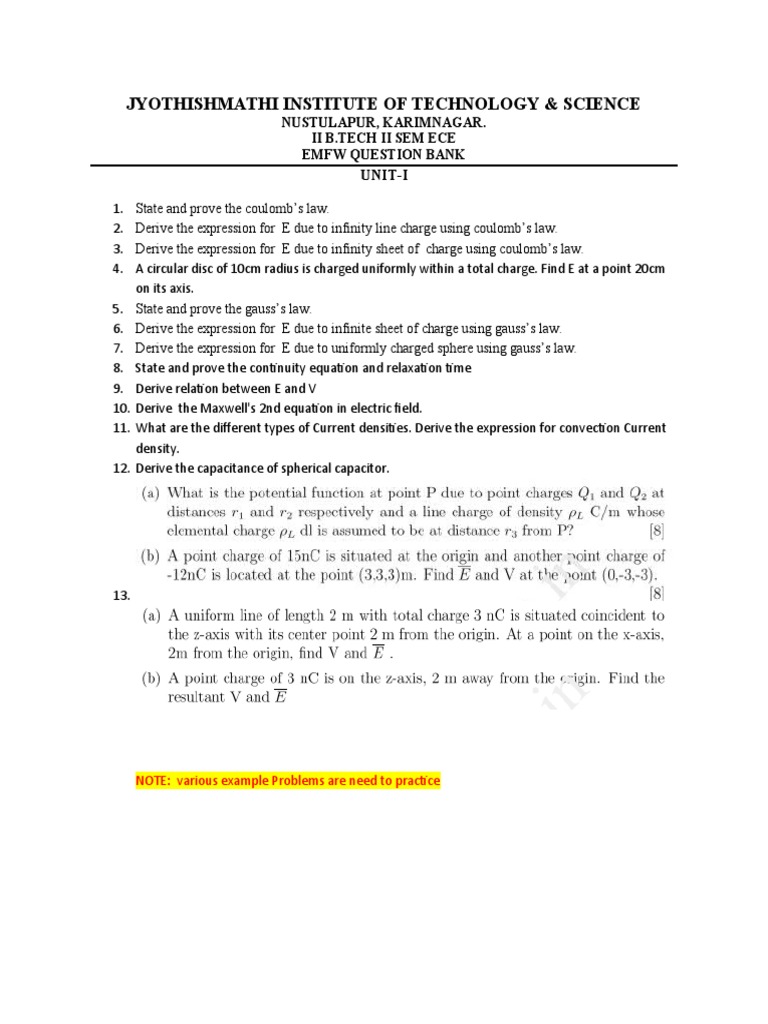 Emfw Imp Q | PDF | Waves | Waveguide