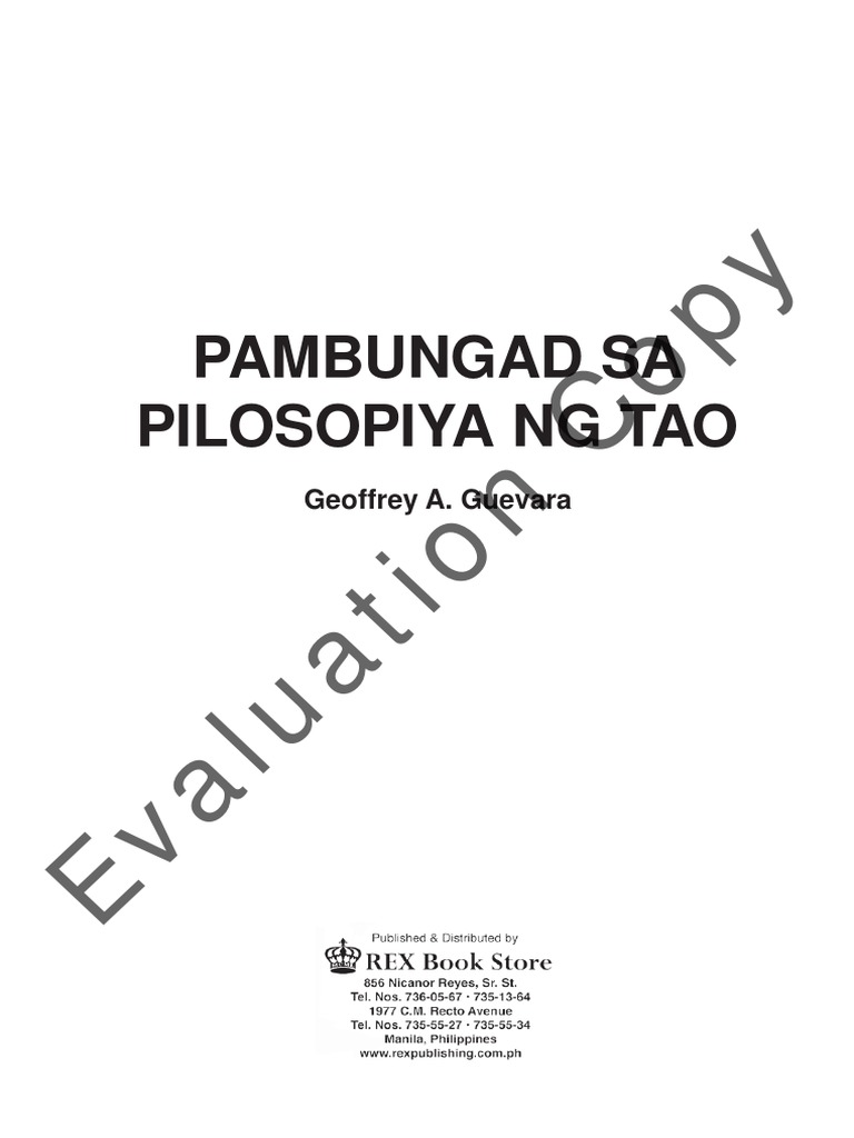 09-CP-00002-0 Pambungad Sa Pilosopiya NG Tao | PDF | Makati | Manila
