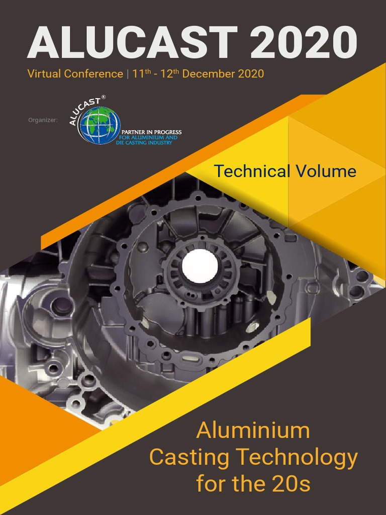Alucast 2020 Technical Volume | PDF | Refractory | Casting (Metalworking)