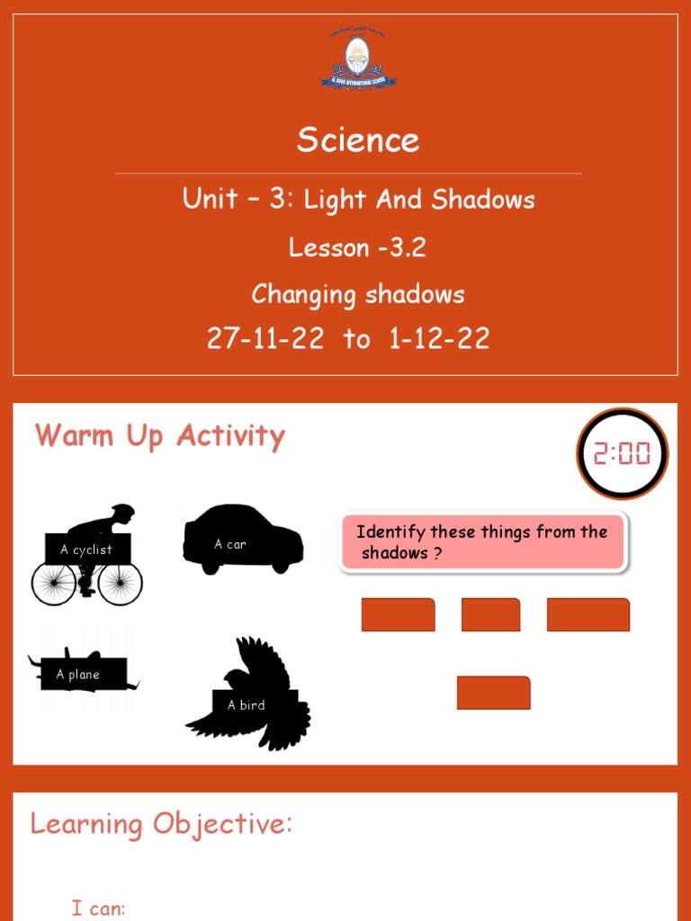 Understanding Light and Shadows | PDF | Shadow | Learning
