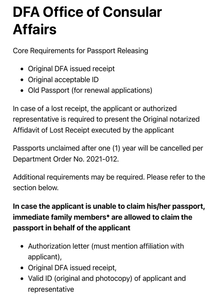 DFA Office of Consular Affairs | PDF | Law