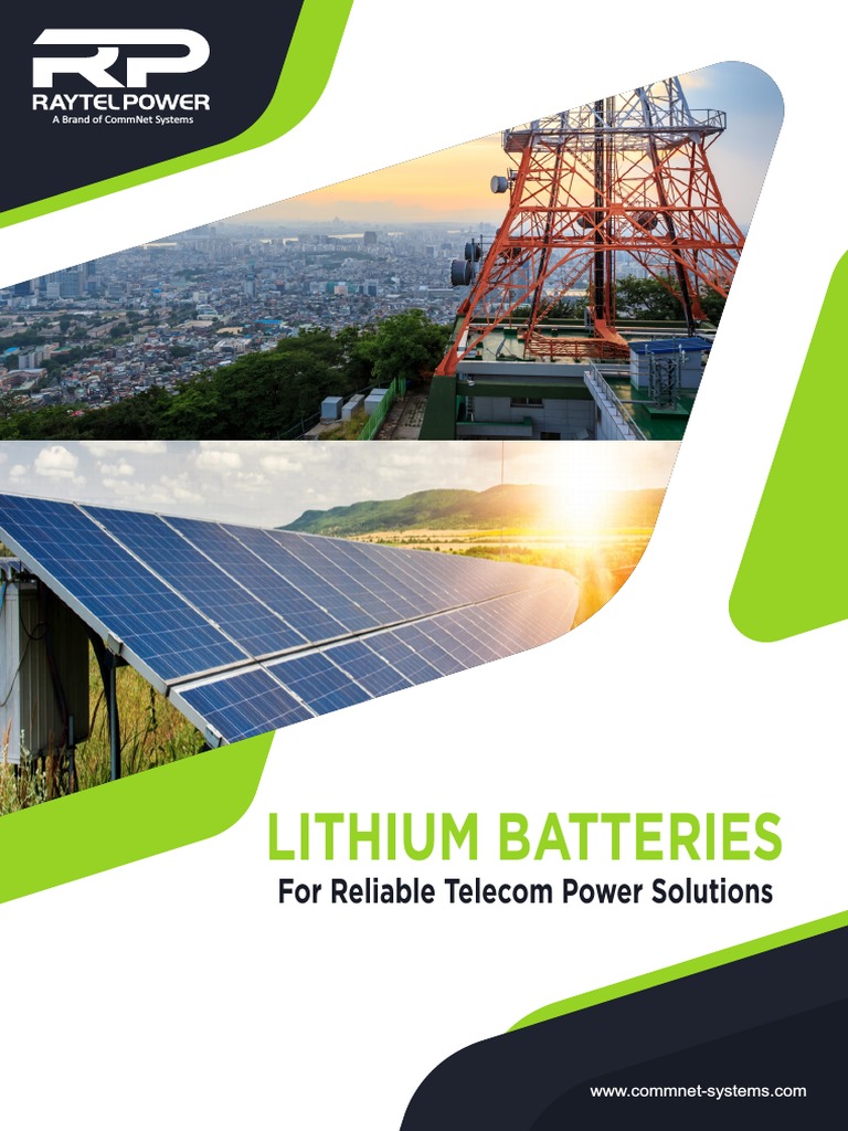 Lithium-Ion Battery Solutions for Telecom | PDF | Lithium Ion Battery ...
