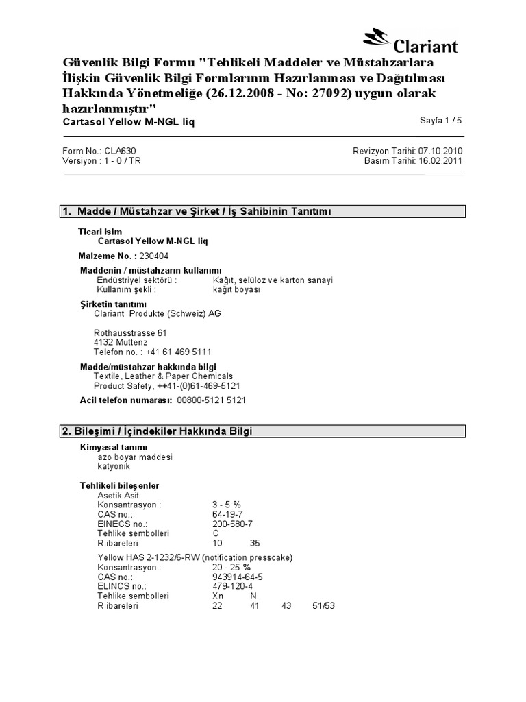 Yellow MGL | PDF