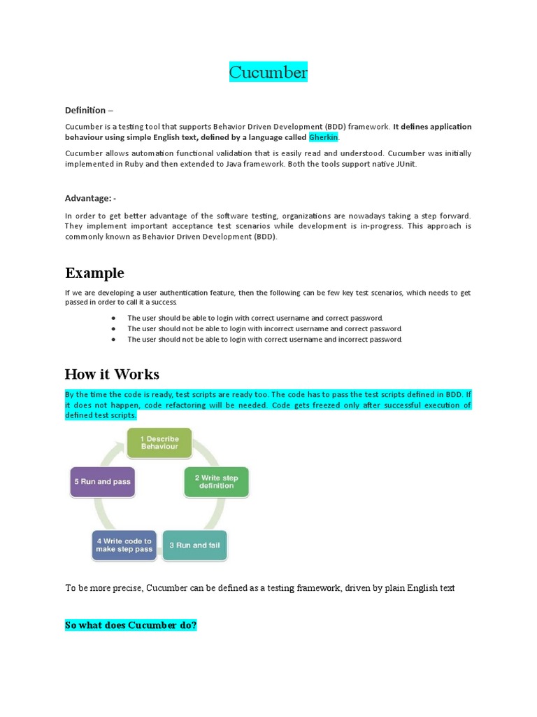How To Publish Cucumber Reports Pdf Information Technology Management Information Age 