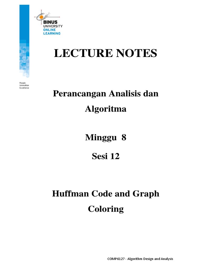 LN08-Huffman Code & Graph Coloring | PDF