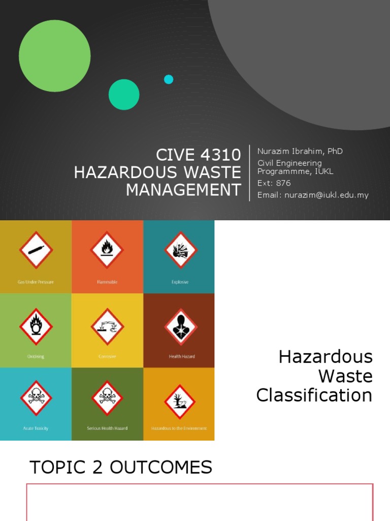 Hazardous Waste Classification Criteria | PDF | Hazardous Waste | Clean ...