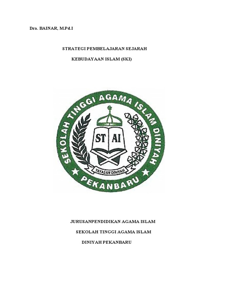Strategi Pembelajaran SKI di Diniyah | PDF | Karier & Perkembangan